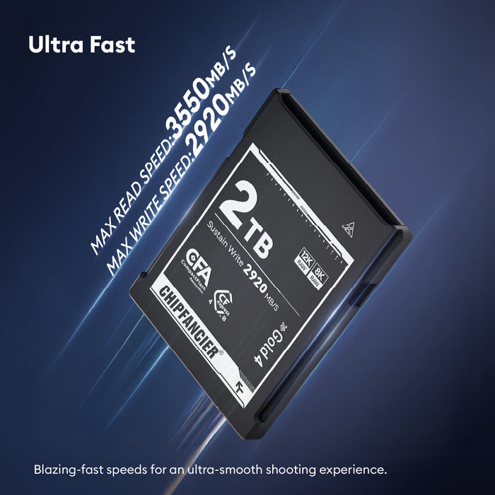 CHIPFANCIER CFexpress Type B 4.0 Memory Card VPG400