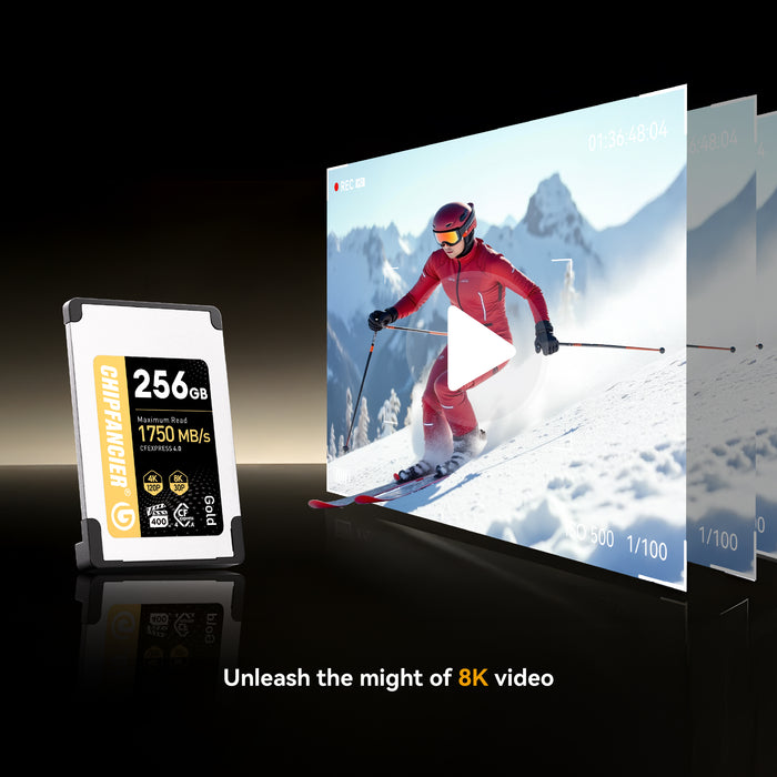 CHIPFANCIER CFexpress Type A 4.0 | VPG400 | 1700MB/s | For Sony, Nikon, Canon