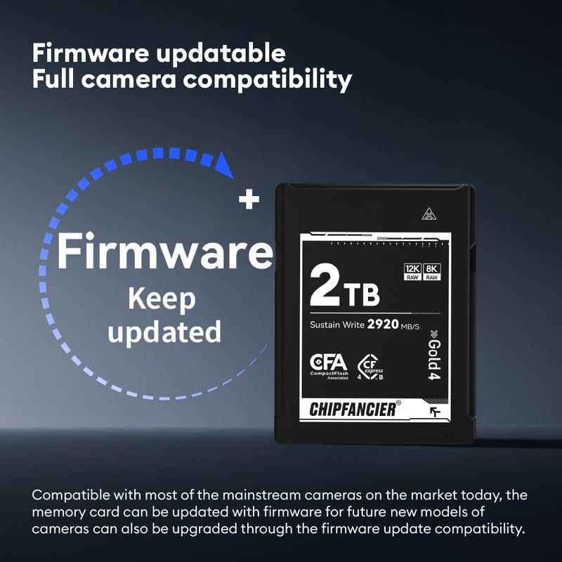 CHIPFANCIER CFexpress Type B 4.0 Memory Card VPG400